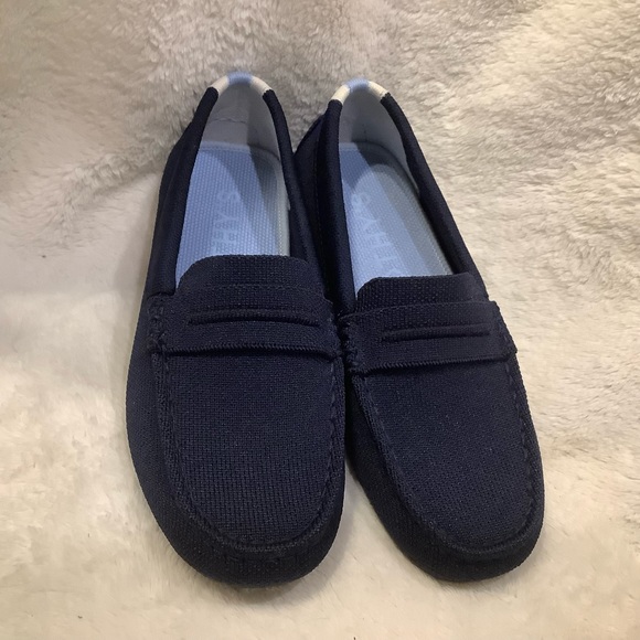 Rothy's | Shoes | Rothys The Driver Navy Knit Fabric Driving Moccasins ...